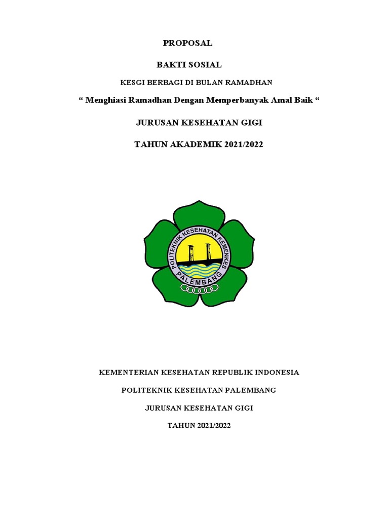 PROPOSAL | PDF | Kesehatan Holistik | Sains & Matematika