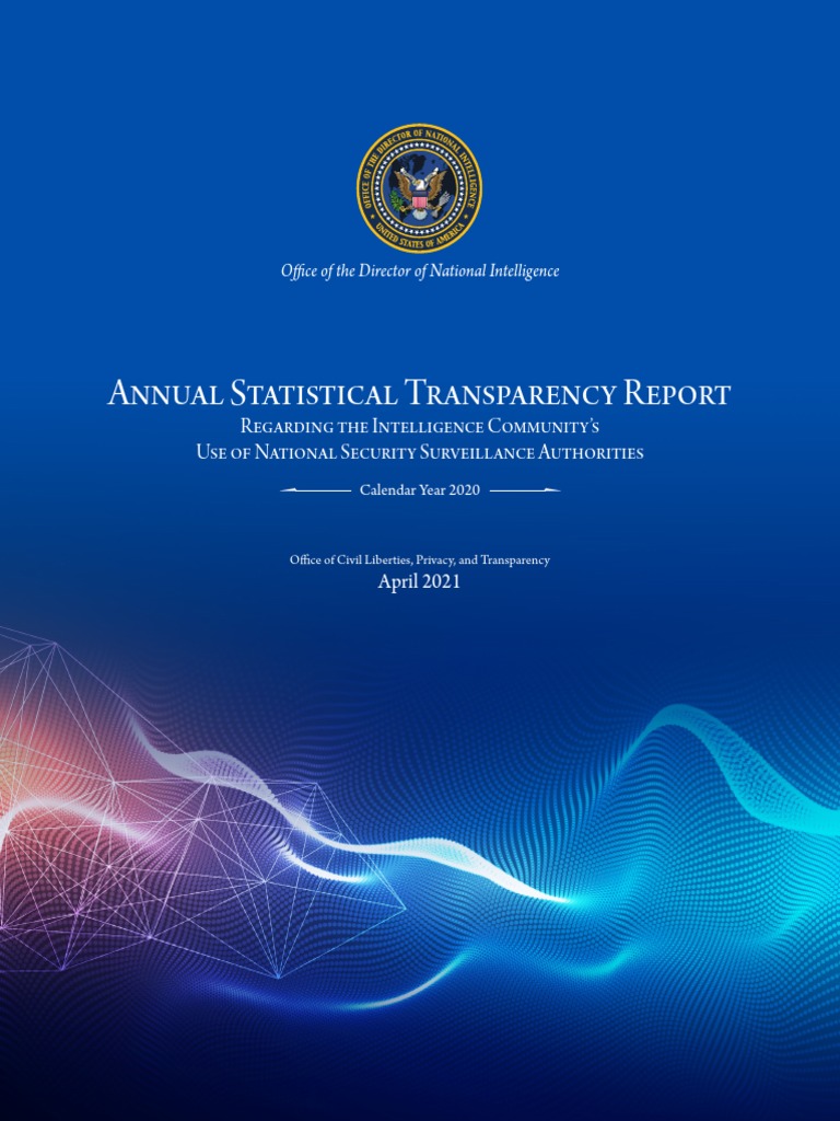 Annual Statistical Transparency Report | PDF | Foreign Intelligence ...
