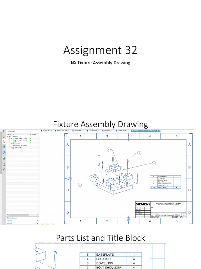 Catrent NX Fixture Assembly Drawing | PDF