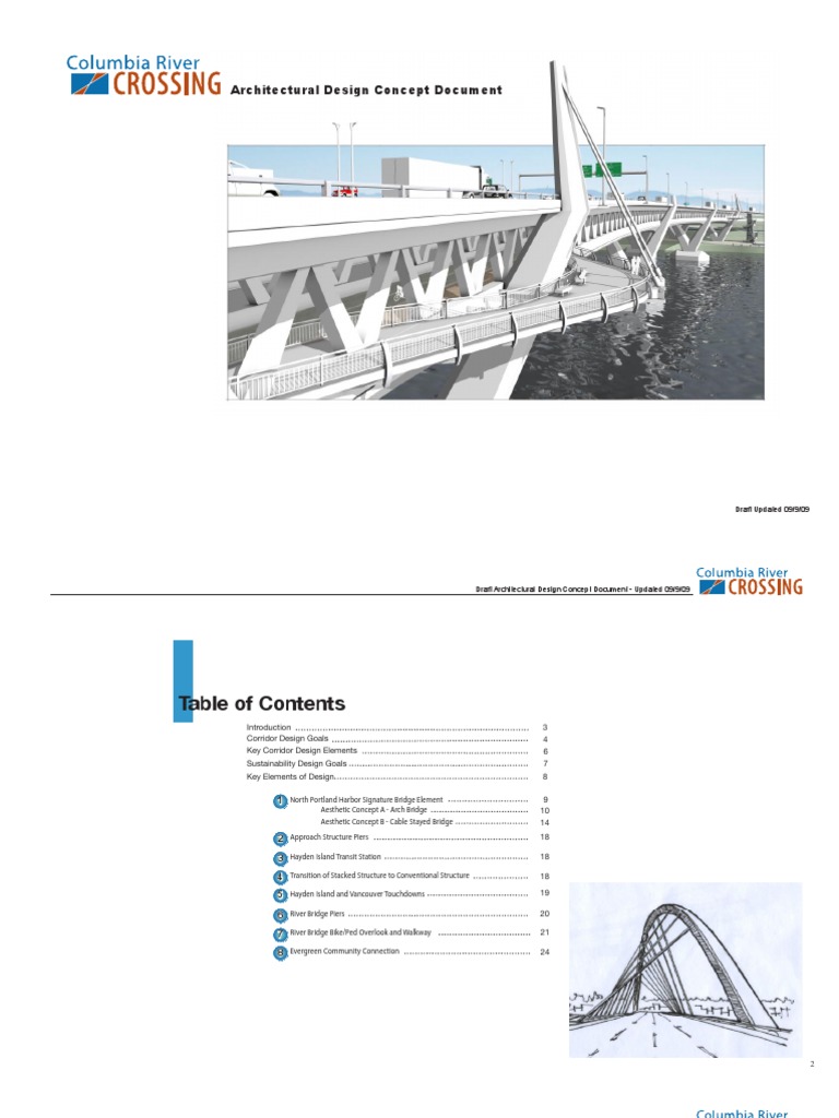 Columbia River Crossing Architectural Design Concepts | PDF ...