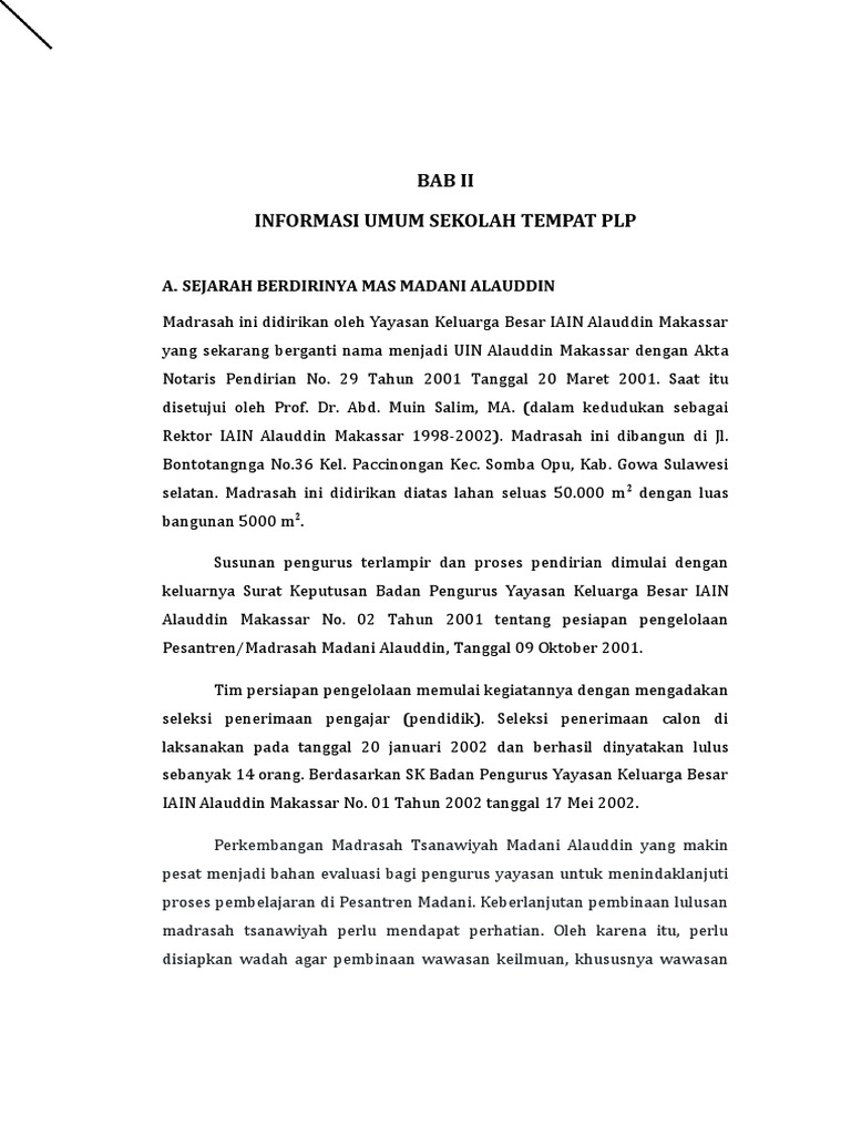 Laporan PLP Pmat 1 | PDF