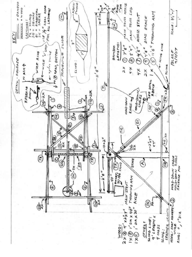 DIY Trebuchet Assembly Guide | PDF