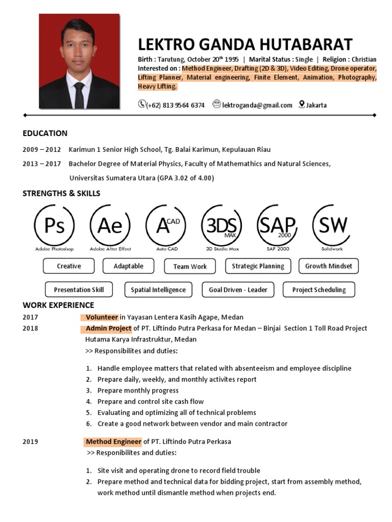Lektro Ganda Hutabarat - Cvupdated | PDF | Nanocomposite | Science And Technology