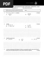 BICEN Maths Equation Revision Sheet | PDF | Trigonometric Functions | Sine