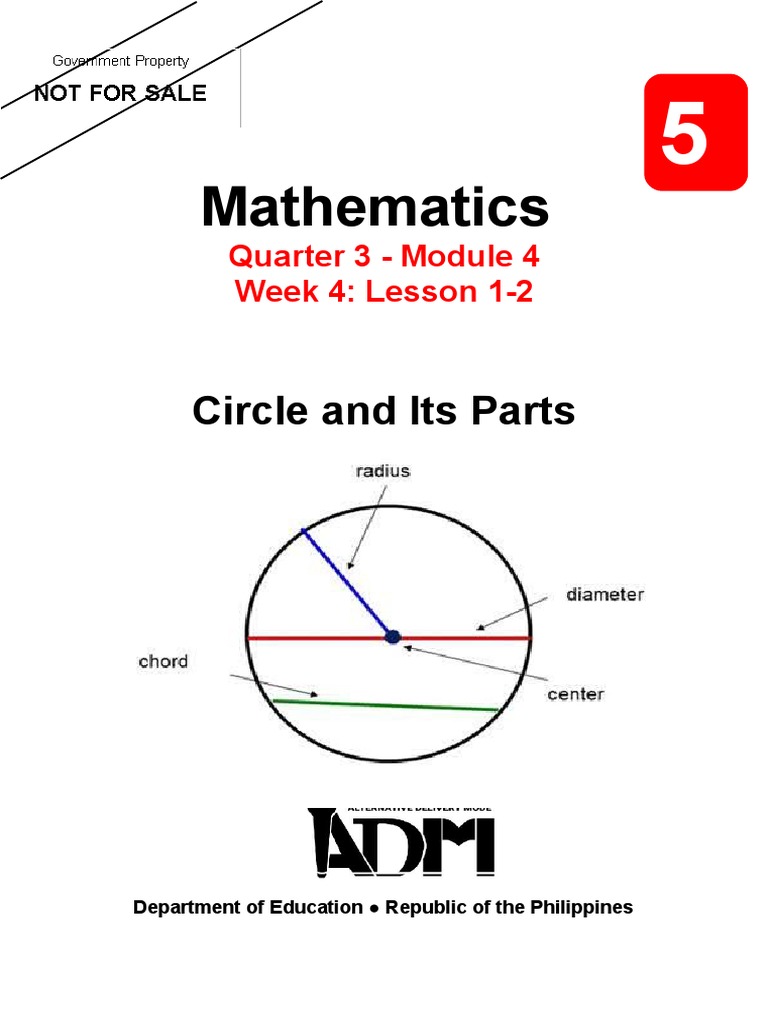 Mathematics: Circle and Its Parts | PDF | Circle | Angle