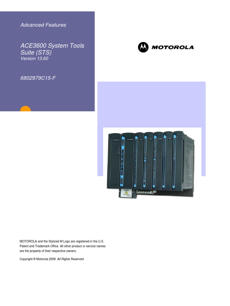ACE3600 STS Advanced Features | PDF | License | Copyright