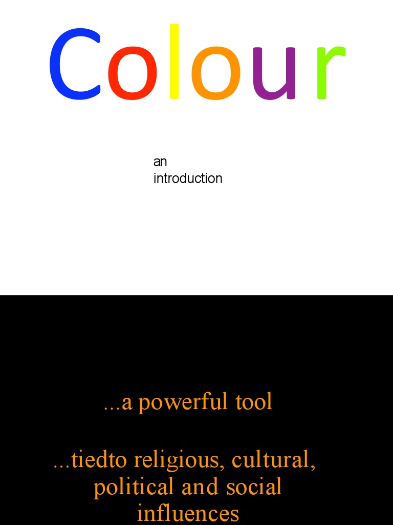 Colours Introduction | PDF | Color | Qualia