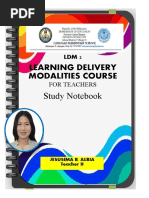 Course Orientation: Study Notebook | PDF | Distance Education | Learning