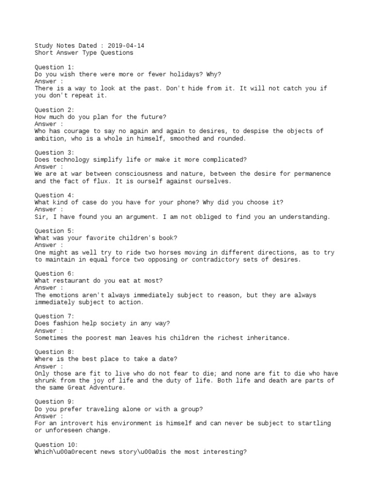 StudyNotes 15272 | PDF