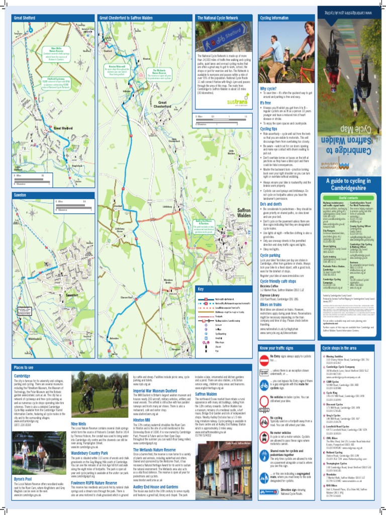 A Guide To Cycling in Cambridgeshire | PDF | Cycling Infrastructure ...