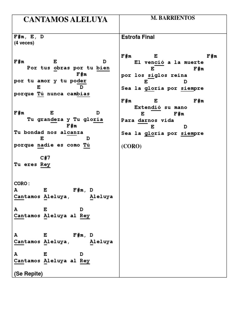 040L Cantamos Aleluya | PDF
