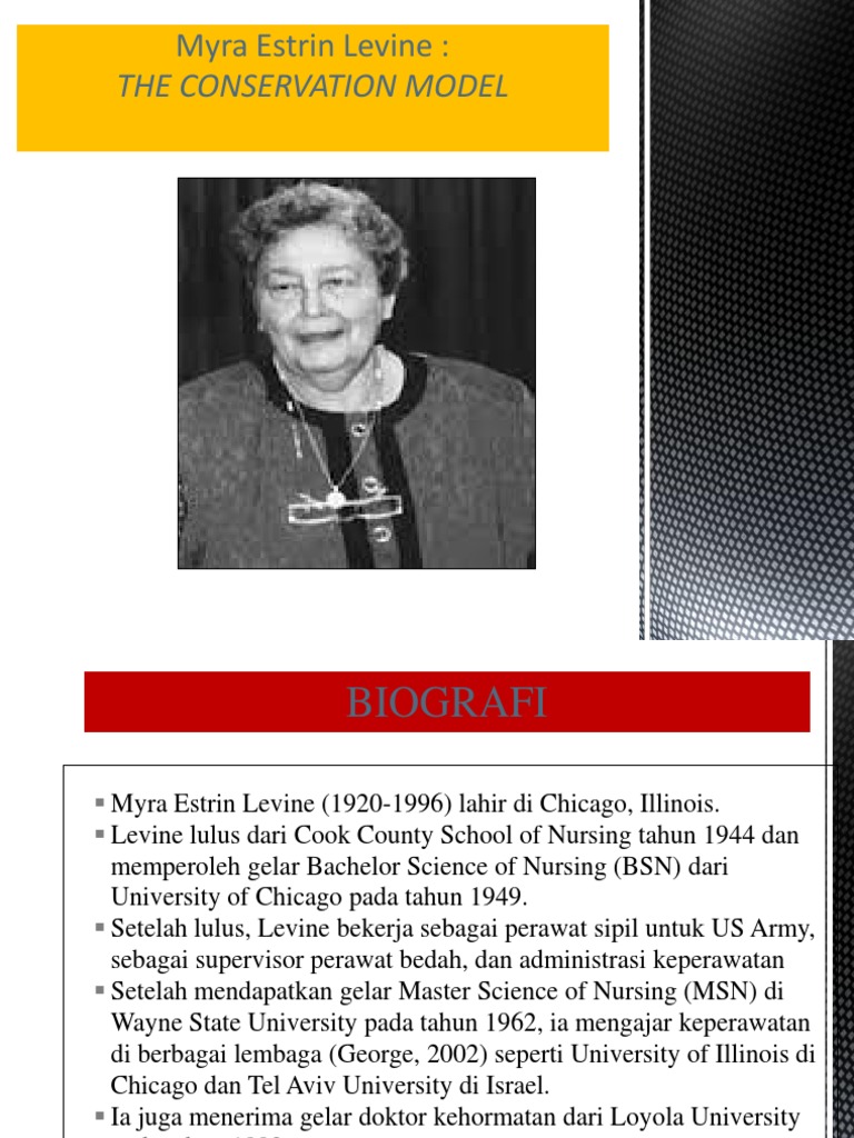 FALSAFAH KEPERAWATAN - Teori Myra Levine New | PDF