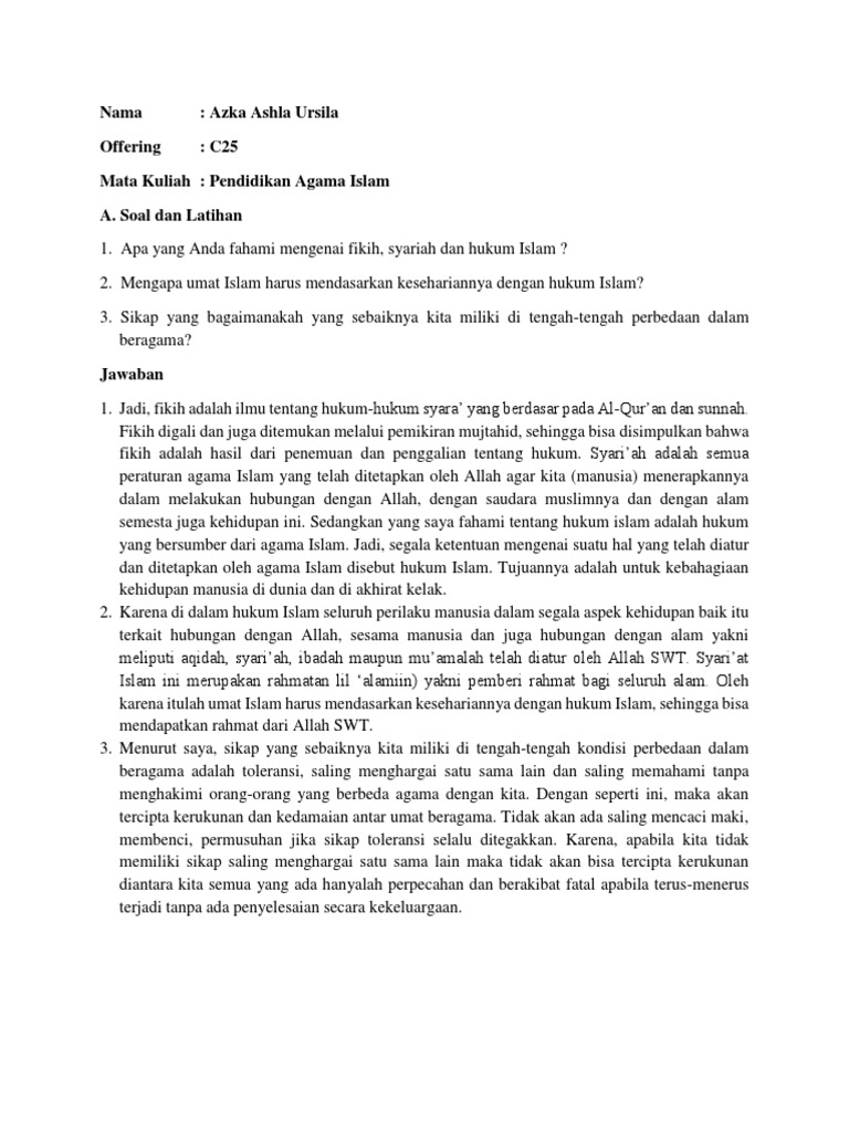 Azka | PDF | Agama & Spiritualitas