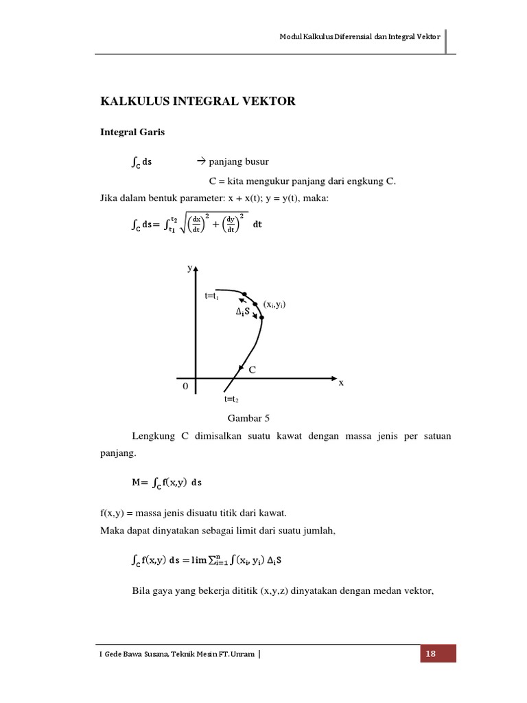 3 - Kalkulus Integral Vektor | PDF