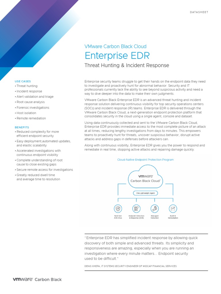 Enterprise EDR: Threat Hunting & Incident Response | Download Free PDF ...