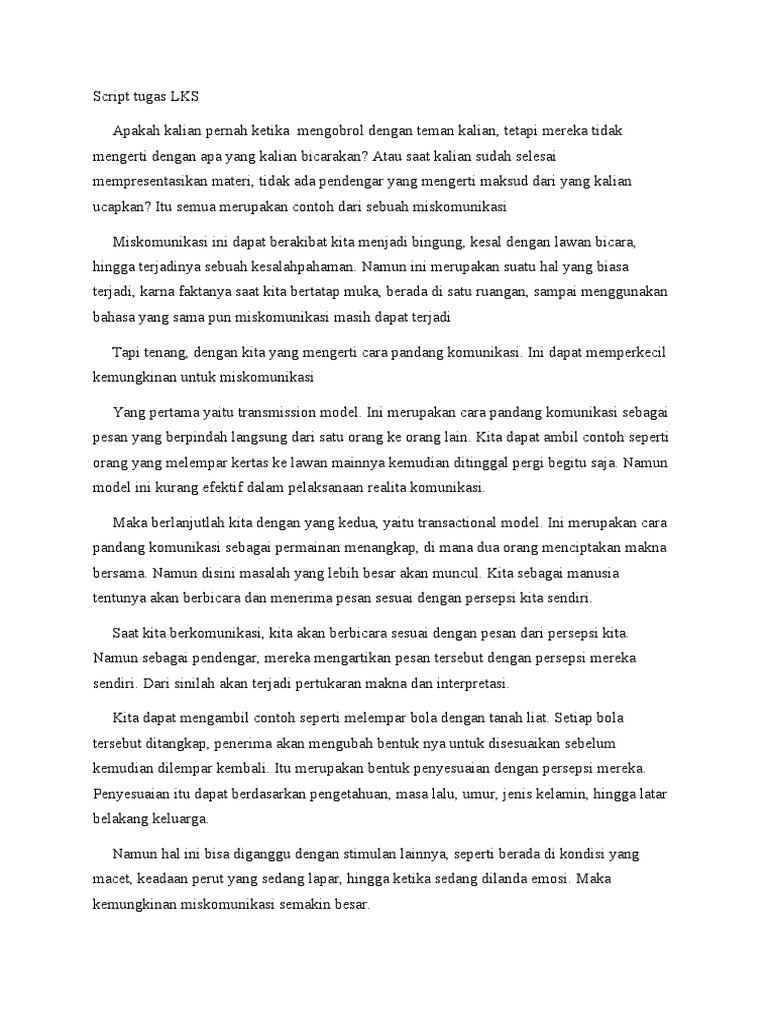 Script Tugas LKS | PDF