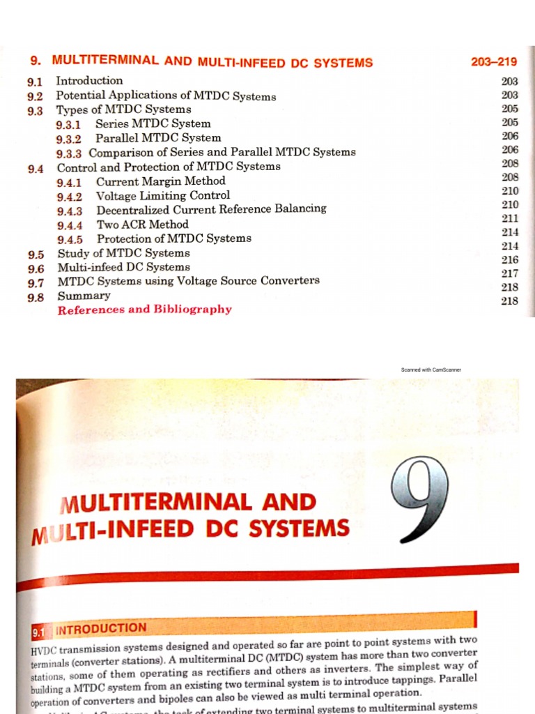 Unit-9 Multiterminal and Multi-Infeed DC Systems | PDF