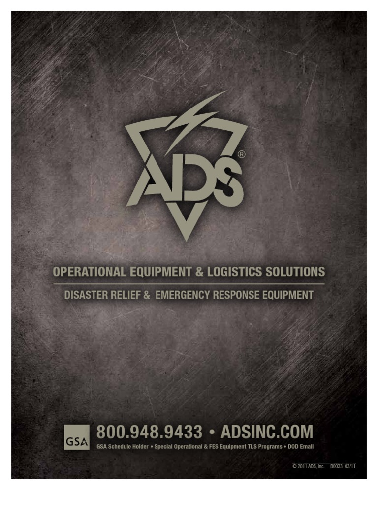 ADS Disaster Relief Catalog | PDF | Tent | Engines