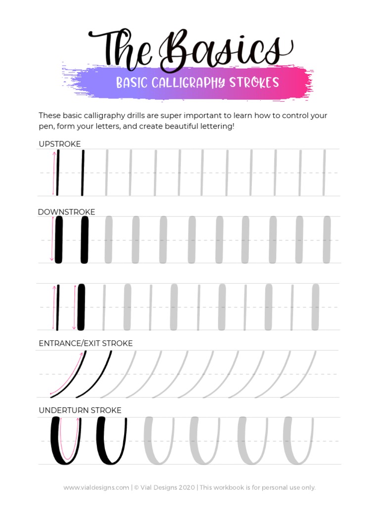 Brush calligraphy drills store