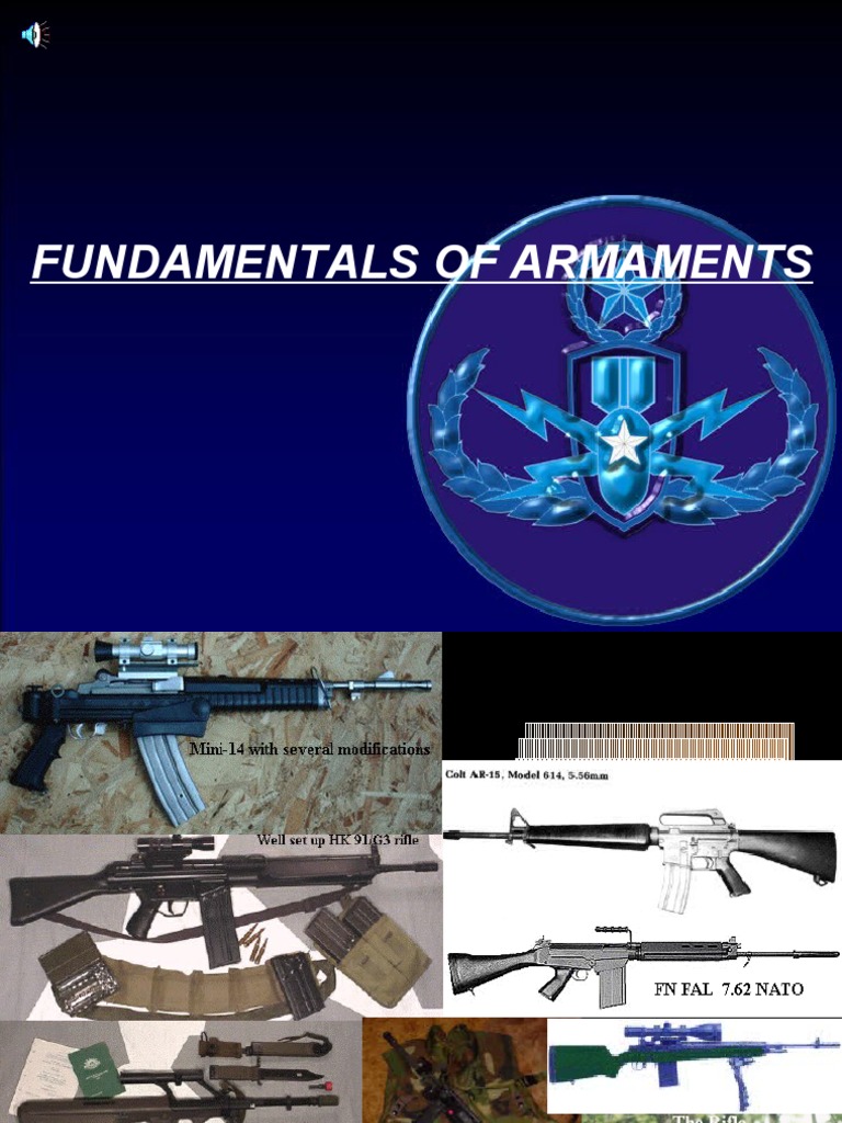 Fundamentals of Armaments | PDF | Gun Barrel | Bullet