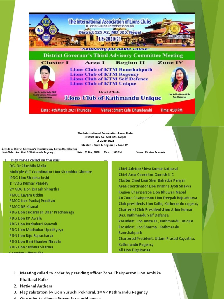 Zone Meeting Final 2021 | PDF | Leadership | Business