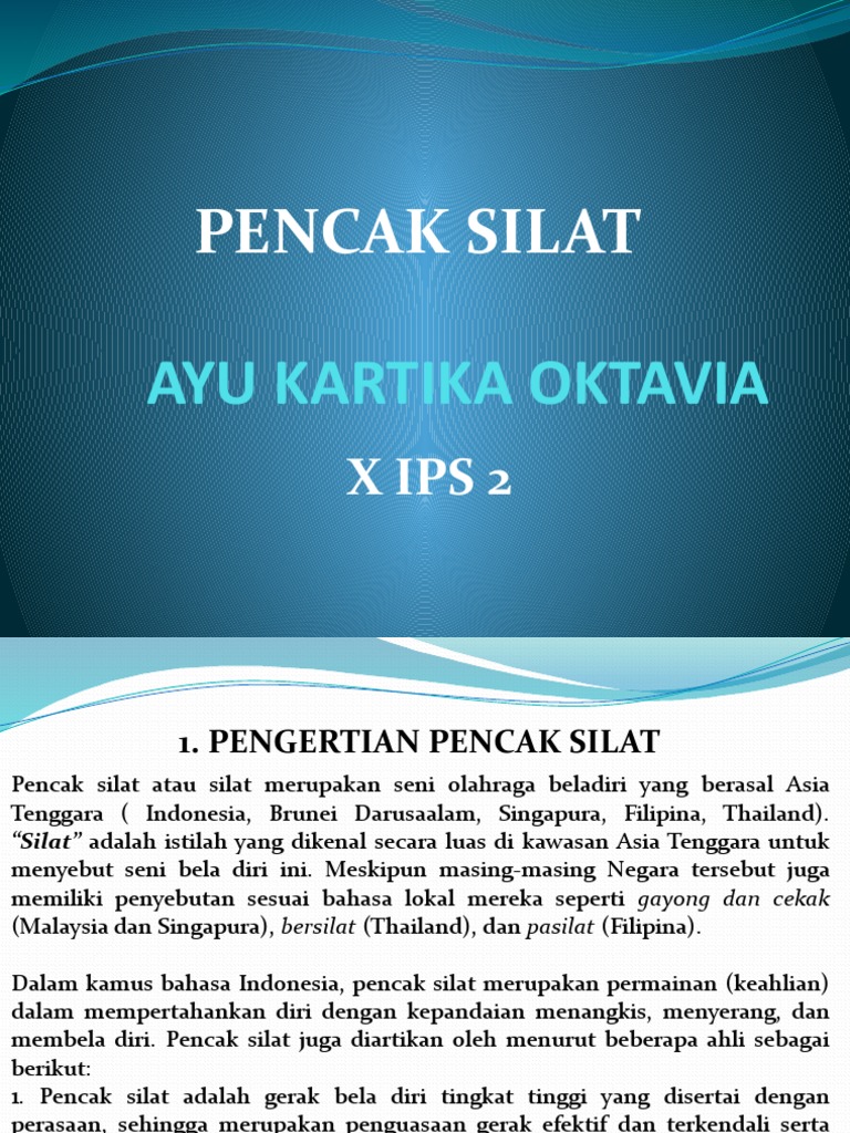 Panduan Dasar Pencak Silat | PDF