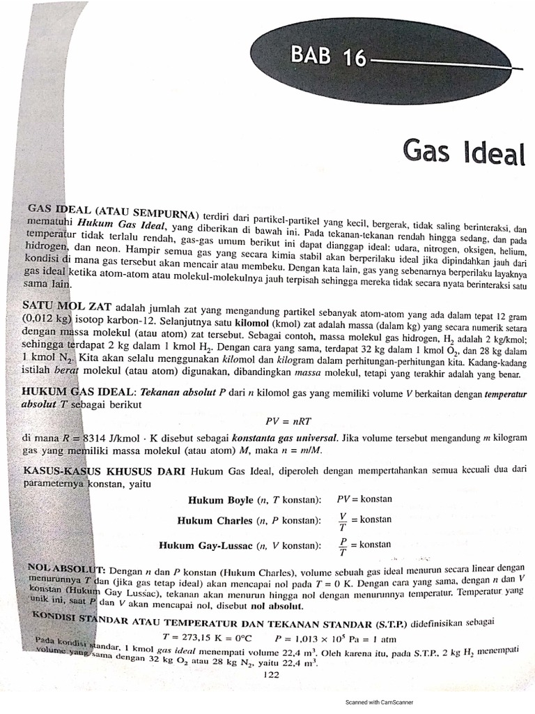 Materi 5 Gas Ideal | PDF