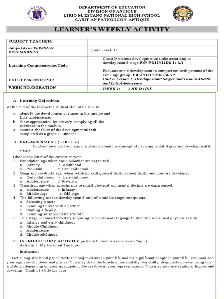 Simplified Module | Download Free PDF | Childhood | Adolescence