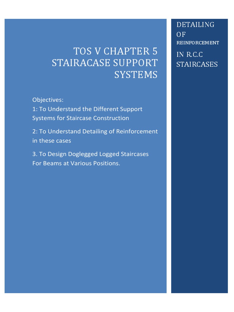Staircase Reinforcement Design Guide | PDF | Stairs | Beam (Structure)