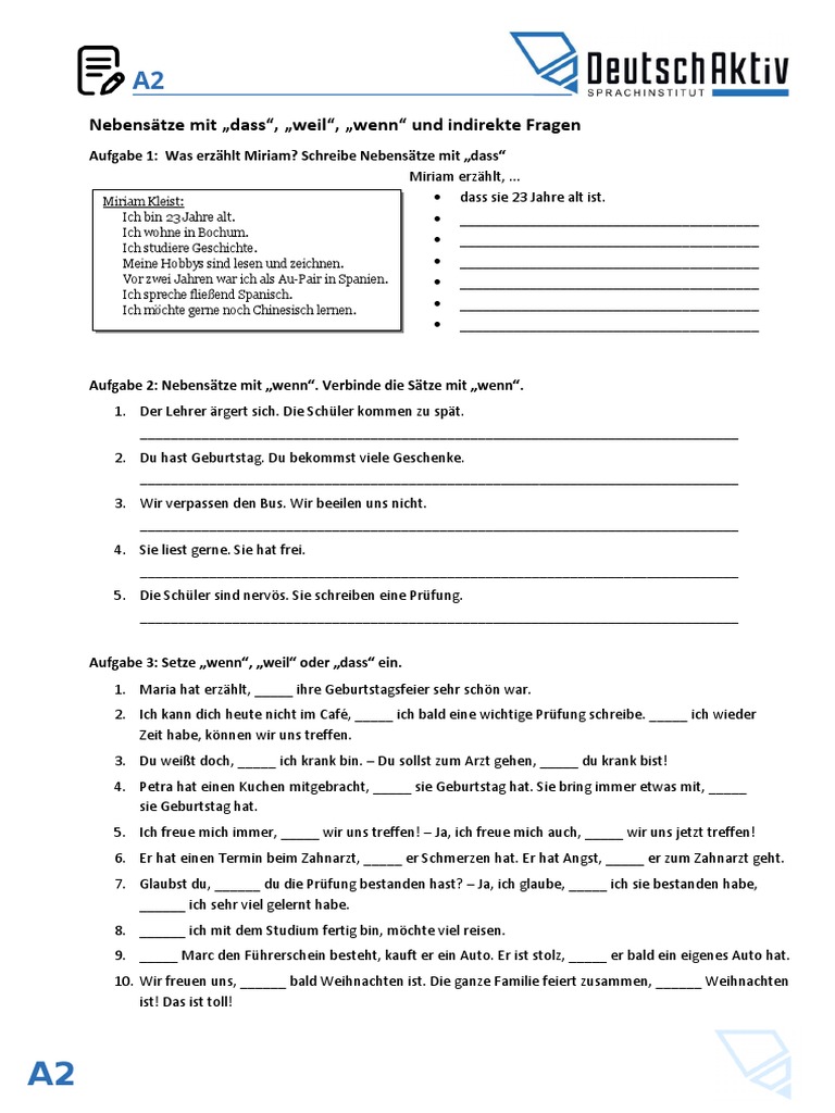 A2 Uebungen 05 | PDF