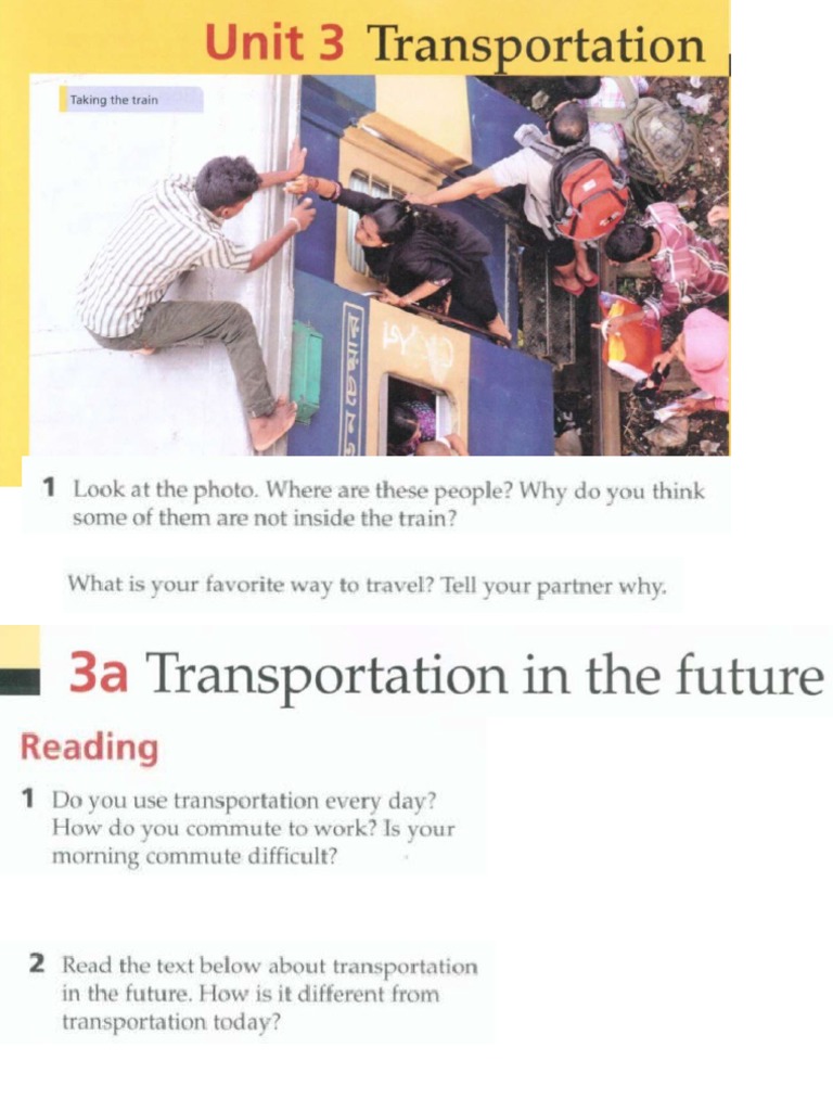 Unit 3 Transportation Life Class Presentation | PDF