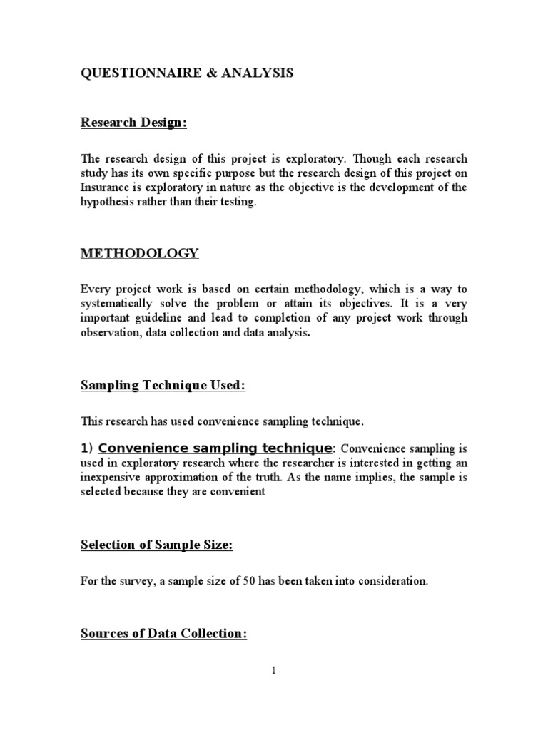 Chapter 4 Questionnaire & Analysis | PDF | Sampling (Statistics) | Data ...