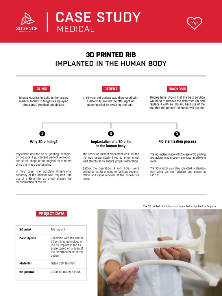Case Study: Medical | PDF | 3 D Printing | Sterilization (Microbiology)