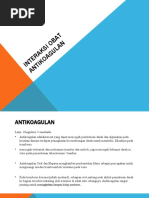 Obat Antikoagulan, Koagulan, Hemostatika - Farmakologi-Tetria | PDF