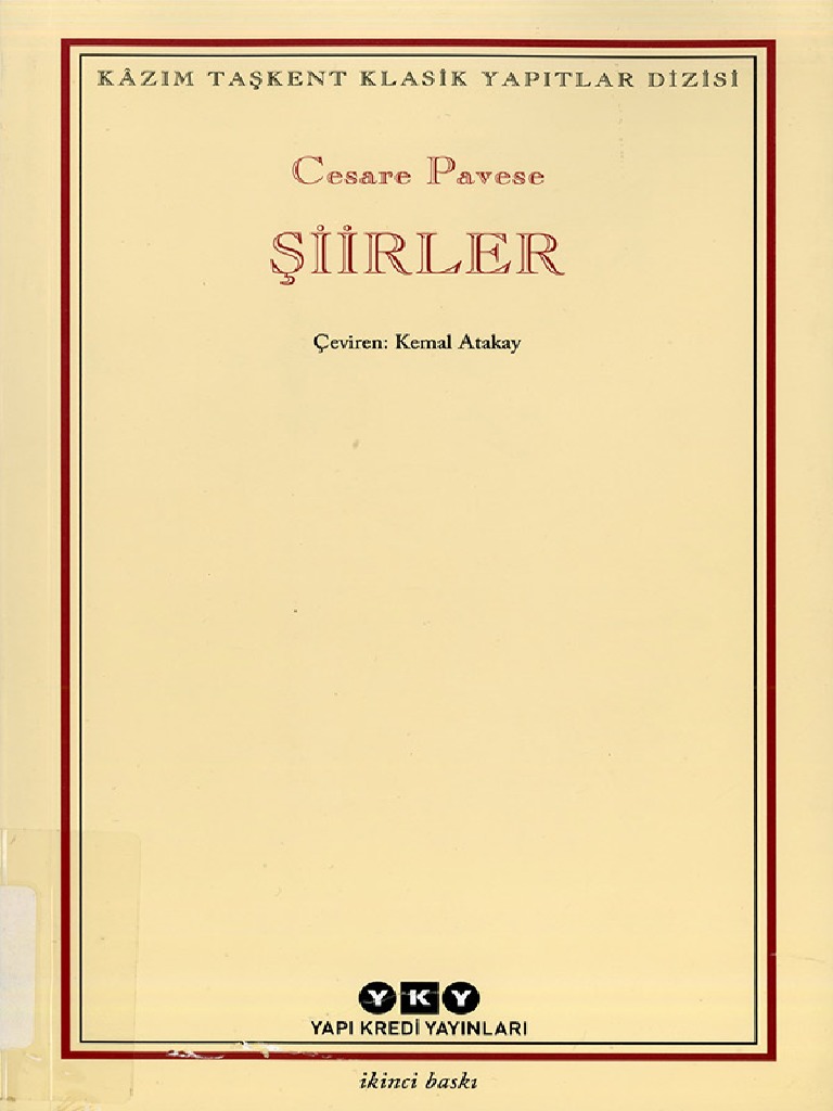 Cesare Pavese - Şiirler - YKY | PDF