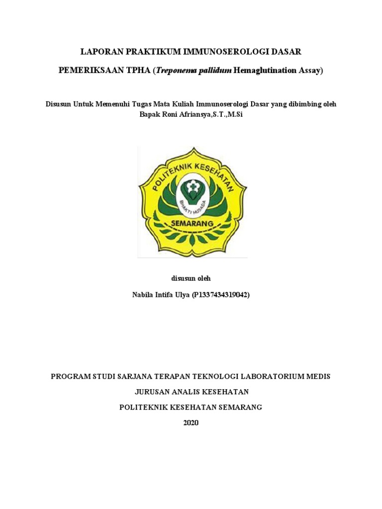 Uji TPHA untuk Deteksi Sifilis | PDF | Sains & Matematika