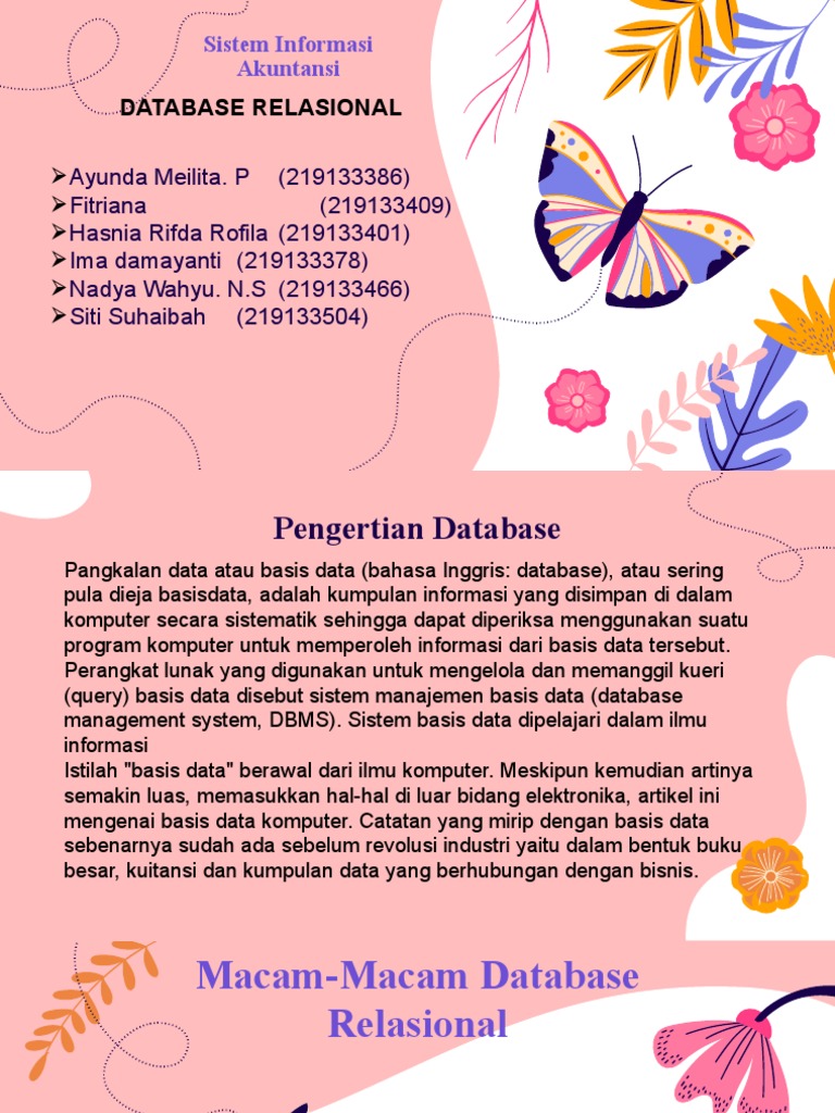 Macam-Macam Database Relasional dan Pengaruhnya | PDF