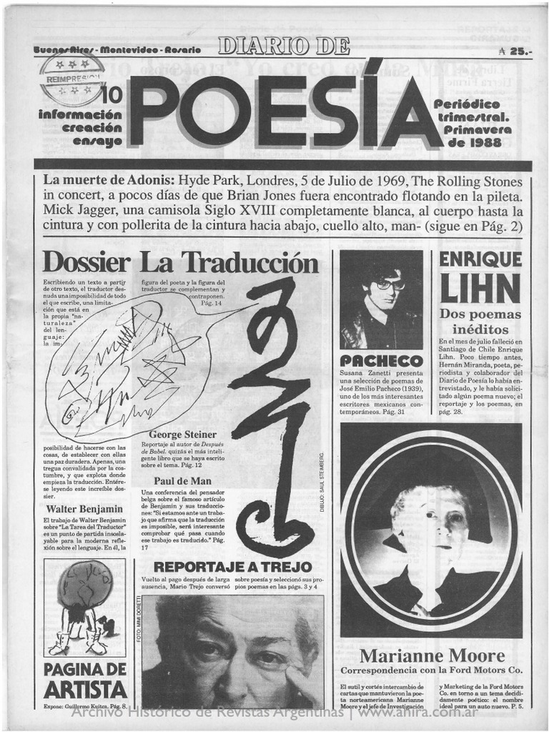 Diario de Poesía n10 | PDF