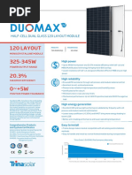 First Solar Series 7 TR1 Module Specs | PDF | Photovoltaics | Solar Panel