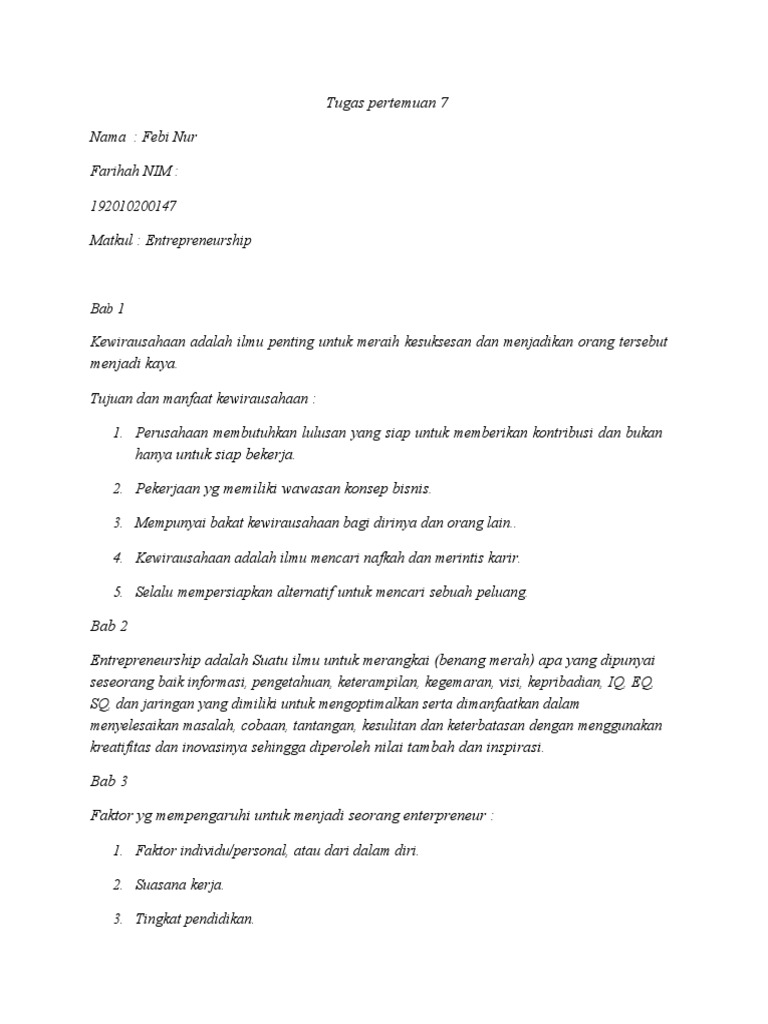 Tugas Pertemuan 7-WPS Office | PDF | Karier & Perkembangan ... Tugas Pertemuan 7-WPS Office | PDF | Karier & Perkembangan ...