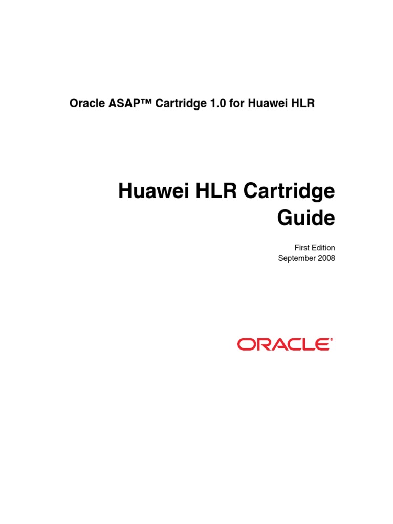 Fdocuments - in - Huawei HLR Cartridge Guide Docs HLR Cartridge Guide ...