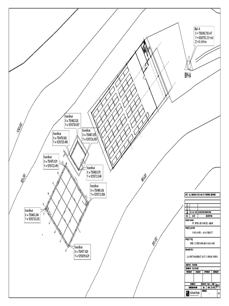 Koordinat GWT & Rumah Pompa | PDF