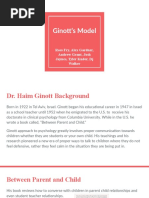 The Ginott Model | PDF | Teachers | Emotions