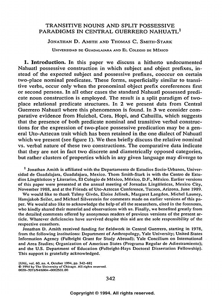 Amith Smith Stark Transitive Nouns | PDF | Business | Law