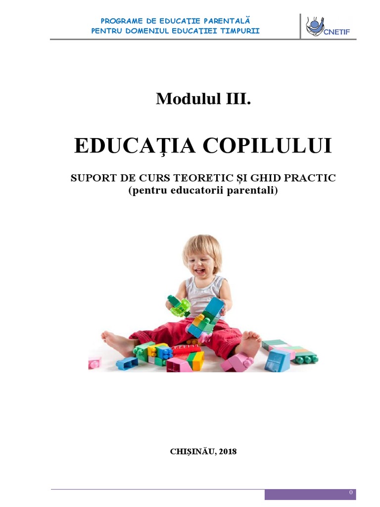 Modulul III Educatia Copilului | PDF