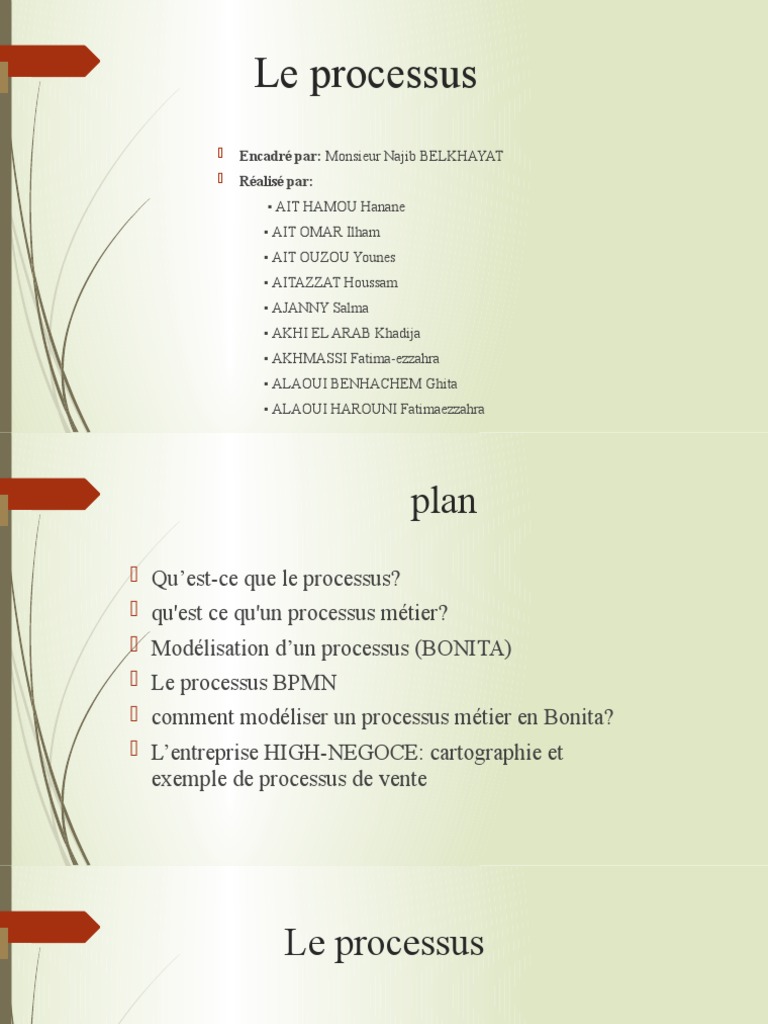 Le Processus | PDF | Processus d'affaires | Informatique