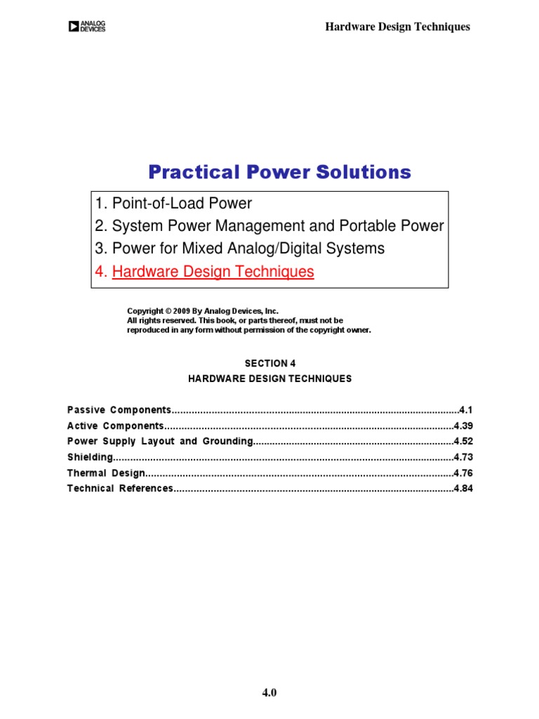 Practical Power Solutions | PDF | Capacitor | Inductance