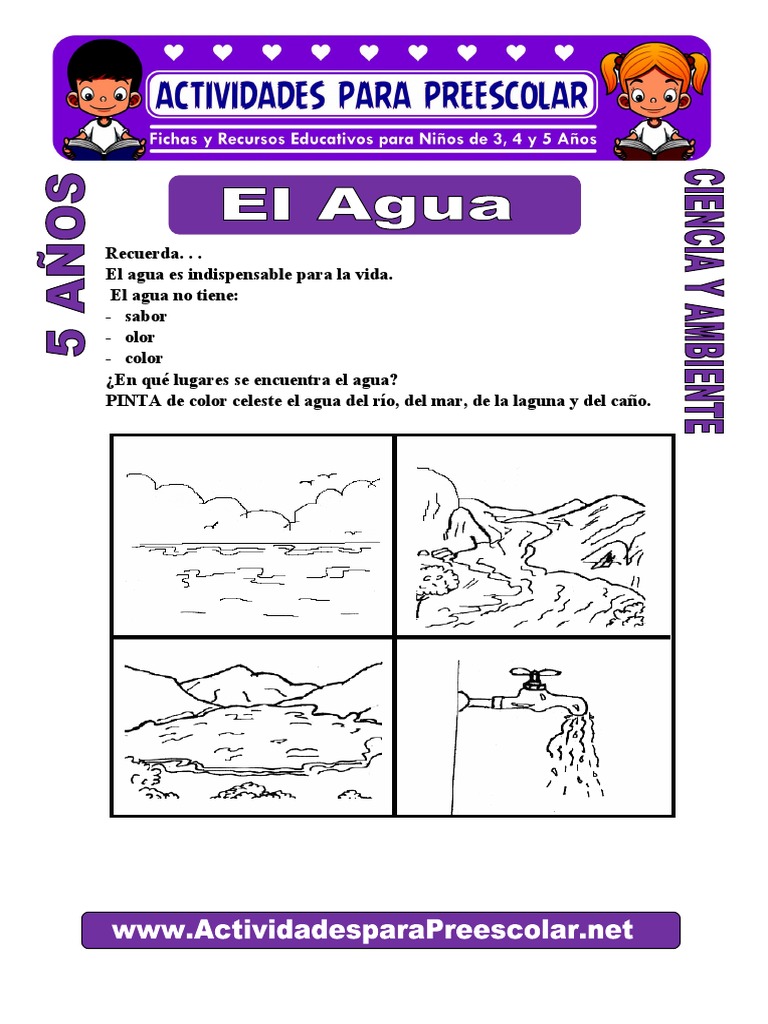 El Agua para Niños de 5 Años | PDF