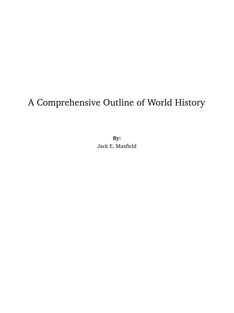 Comprehensive World History | PDF | Media Freedom | Freedom Of ...