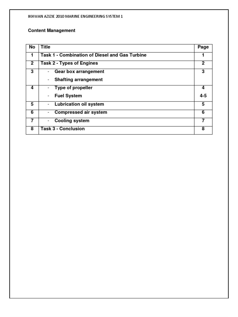CODAG Propulsion System Overview | PDF | Marine Propulsion | Diesel Engine